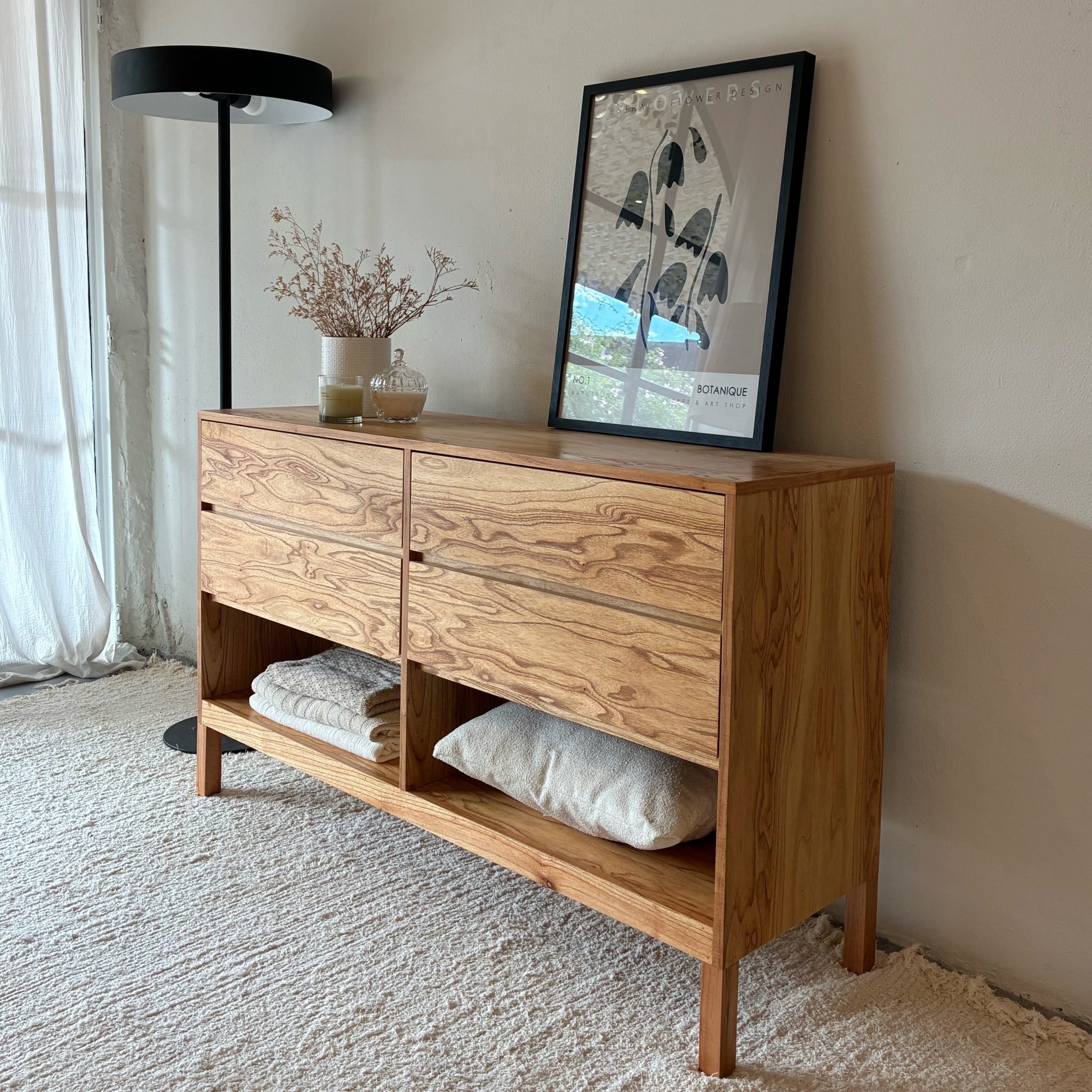 Mesa de Luz de Madera | Muebles De Diseño | dellacasa